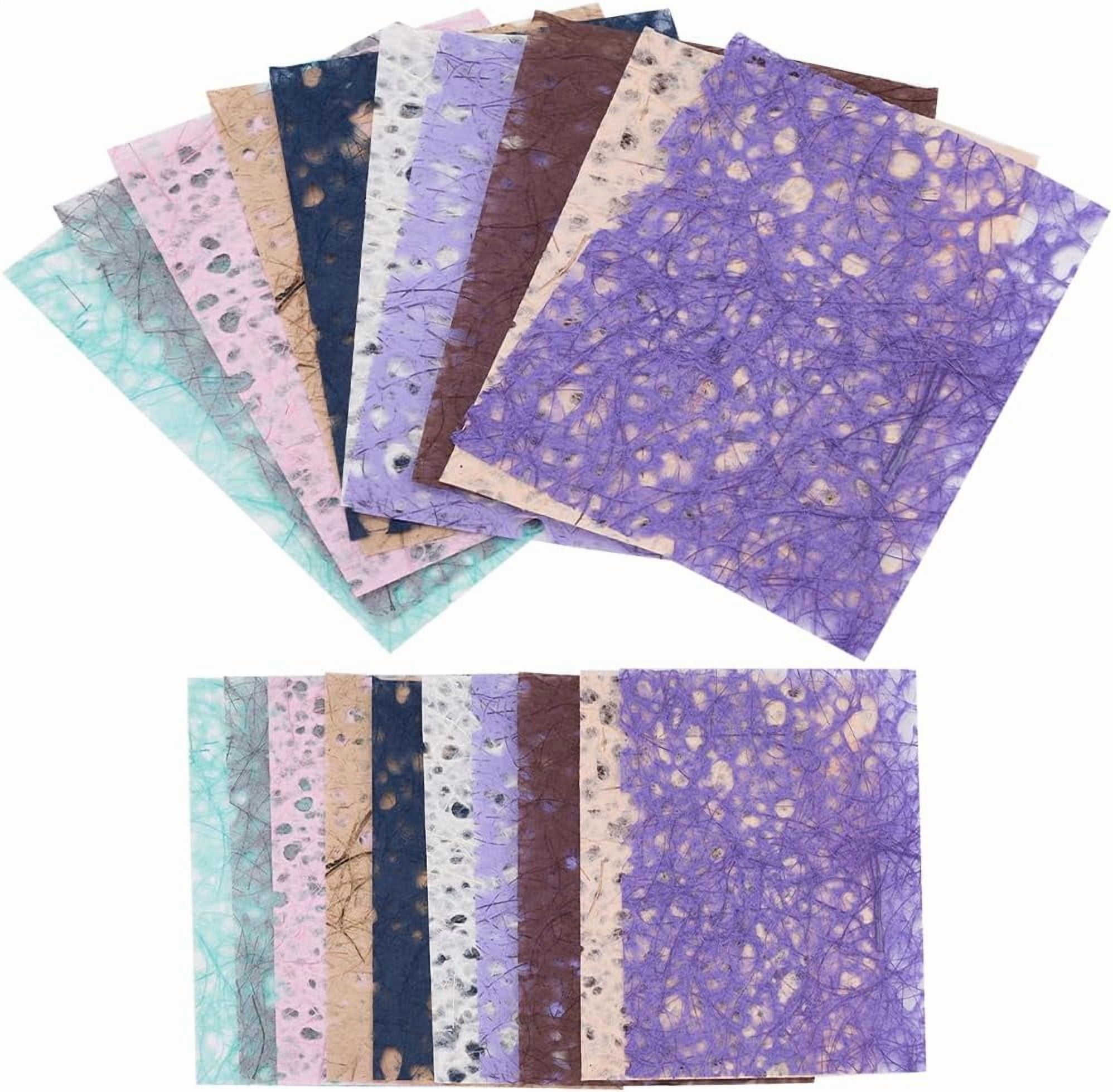 2sets 40Pcs Textured Scrapbook Decorative Paper Sheets Random Mixed ...