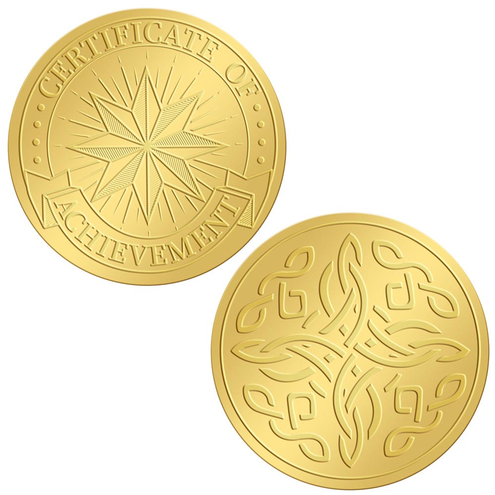 2sets 50sheets 2 Inch golden Embossed Envelope Seals Stickers Celtic ...