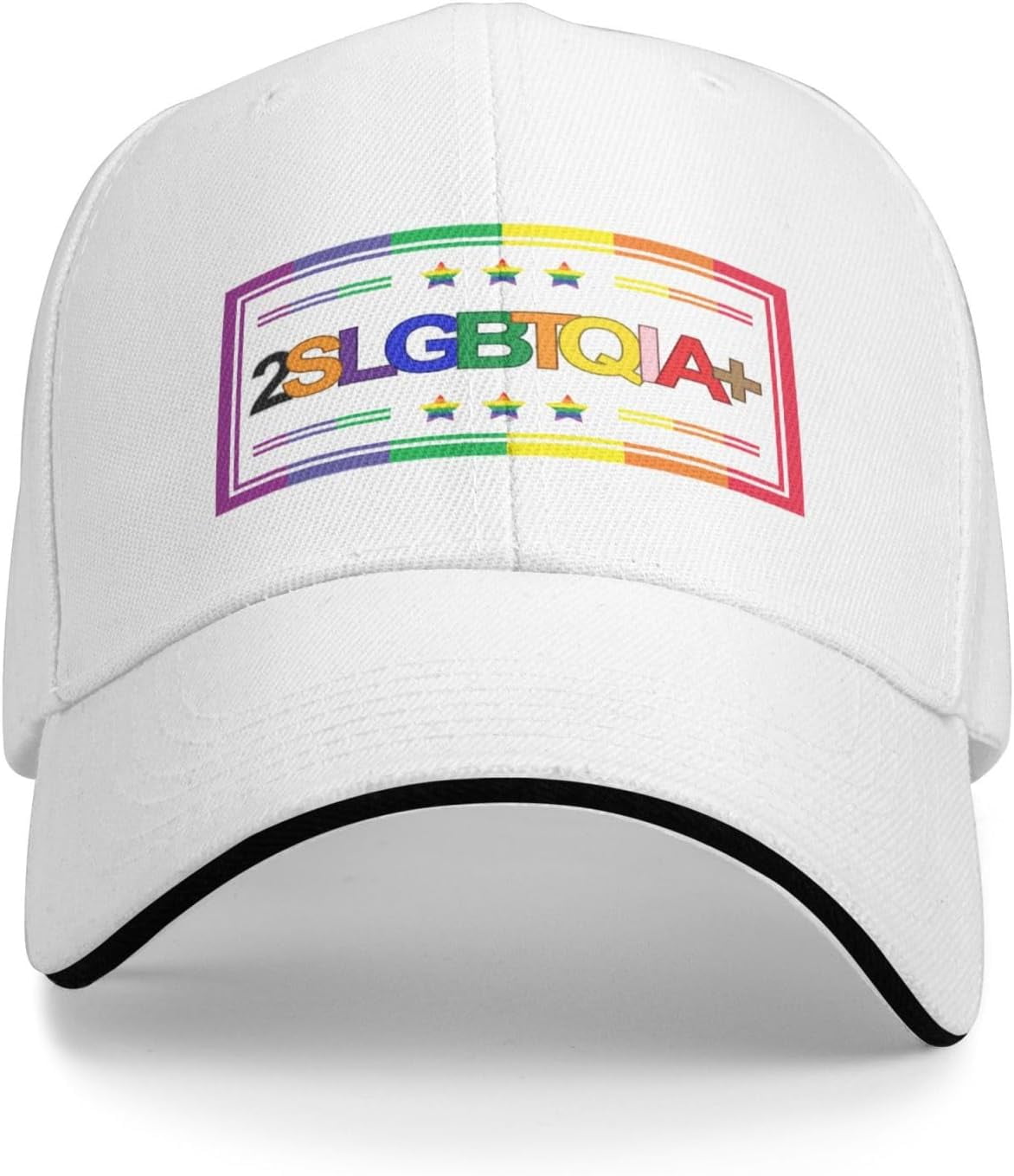 2slgbtqia+ Hat LGBT Pride Flag LGBTQ History Month Flag Canada Baseball ...