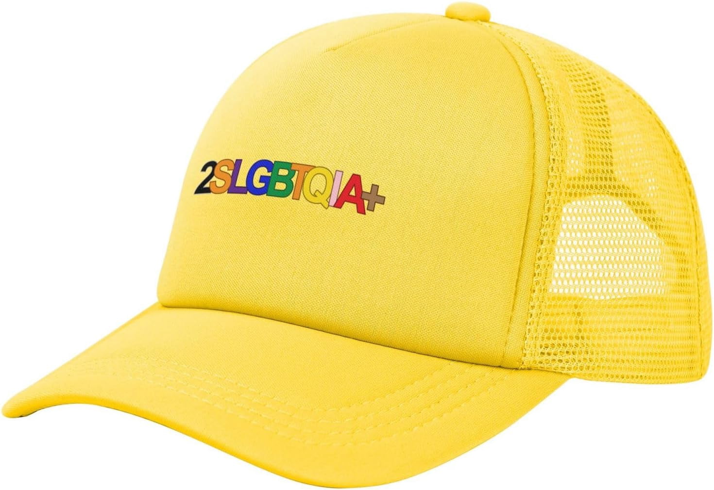 2slgbtqia+ Mesh Hat LGBT Pride Flag LGBTQ History Month Flag Mesh Cap ...