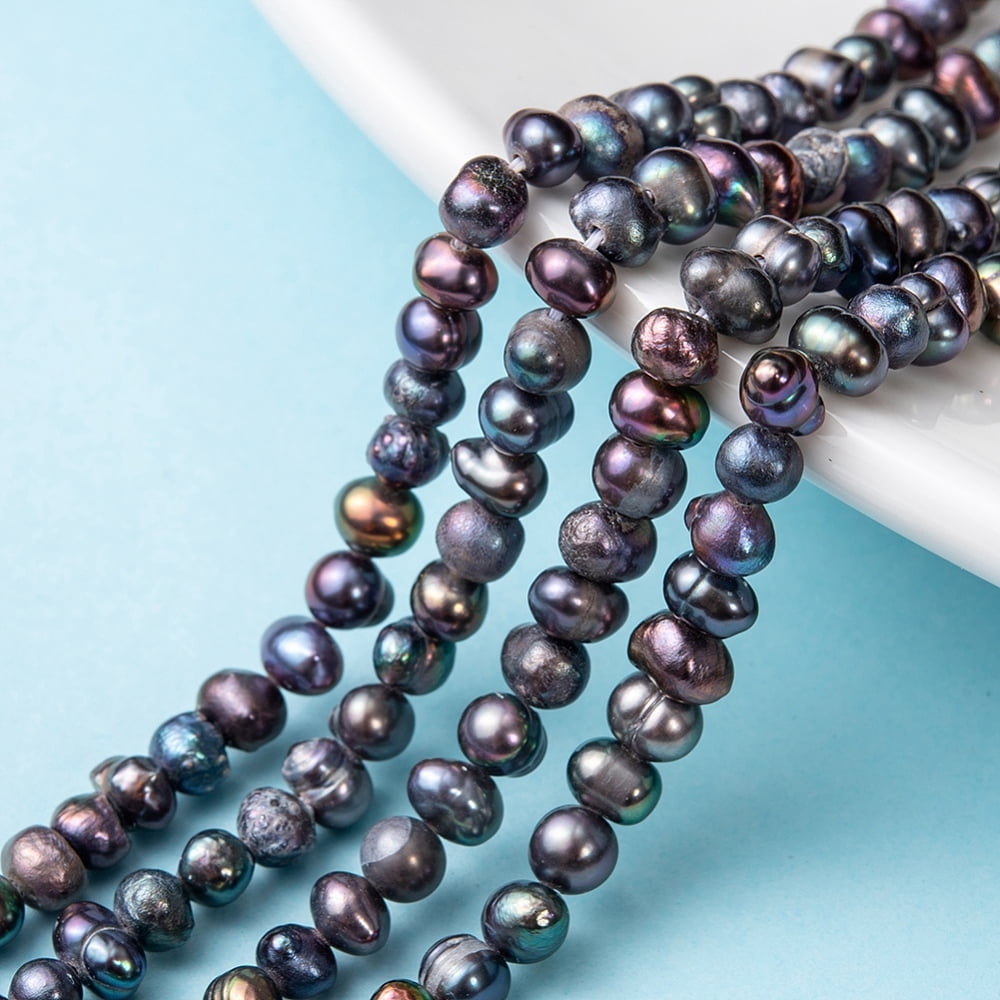 2strands Natural Cultured Freshwater Pearl Beads Pearl Beads Strands ...