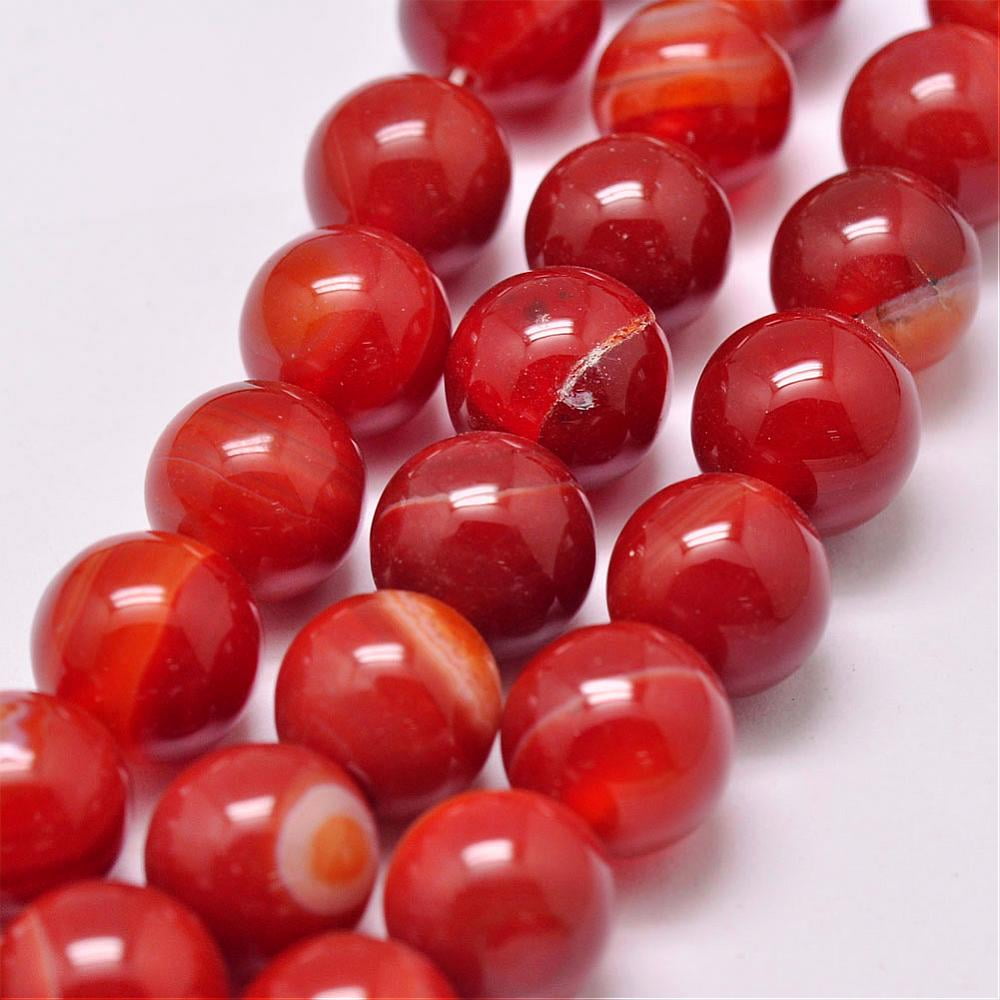 2strands Natural Striped Agate/Banded Agate Bead Strands Dyed & Heated ...