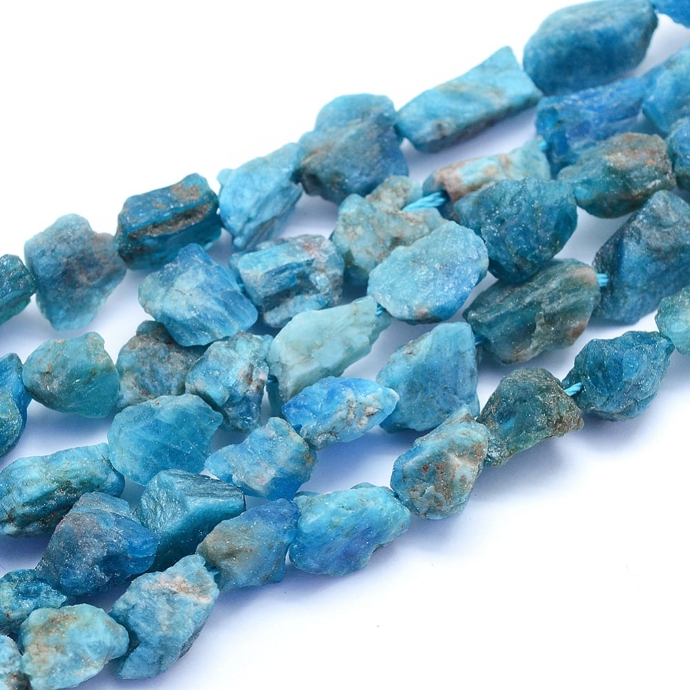 2strands Raw Rough Apatite Beads Strands Nuggets 6~12x6~10x5~8mm Hole ...