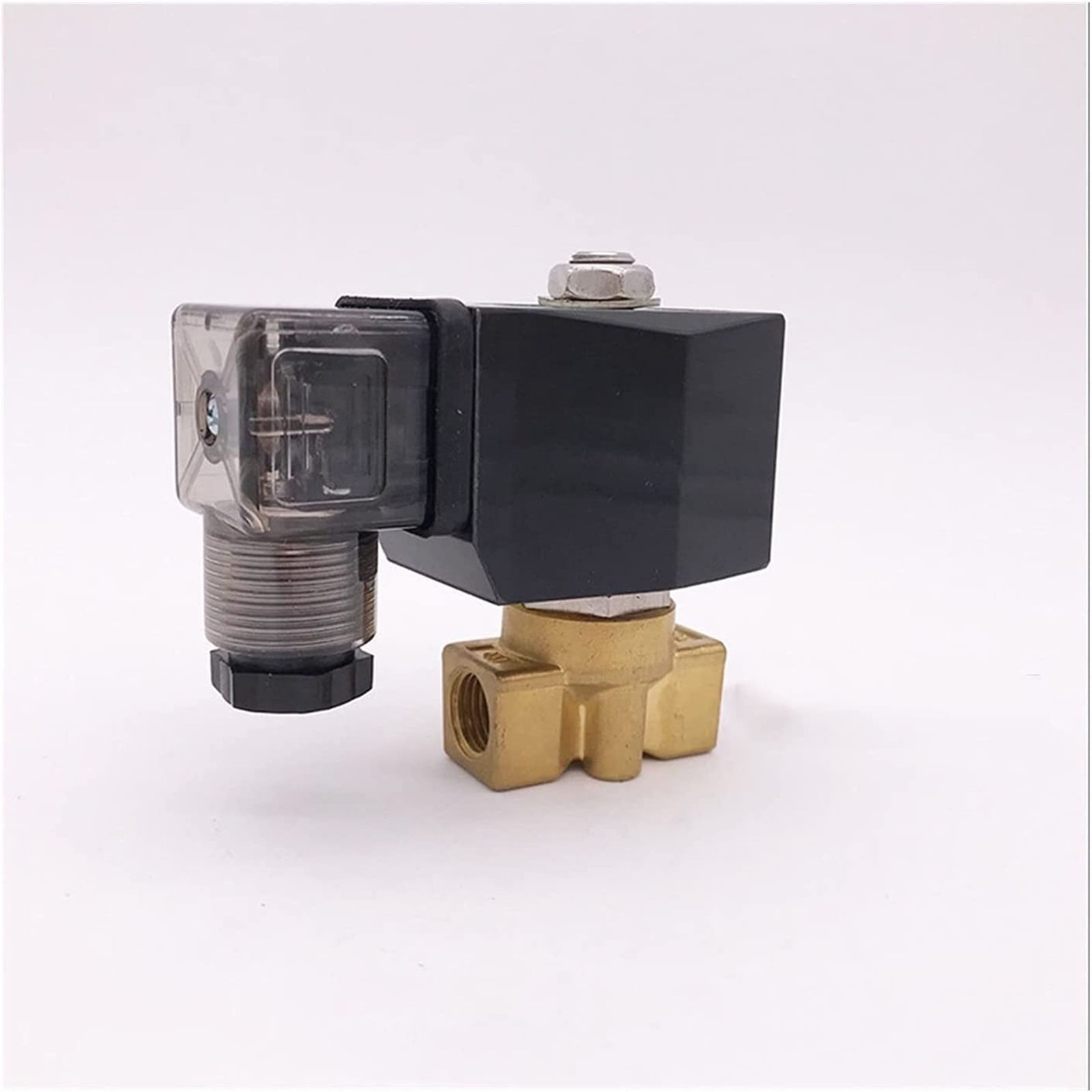 2way Brass Water Solenoid Valve Normally Close Port G1/4inch AC220V Orifice 3mm/4mm/5mm/6mm 0 ...