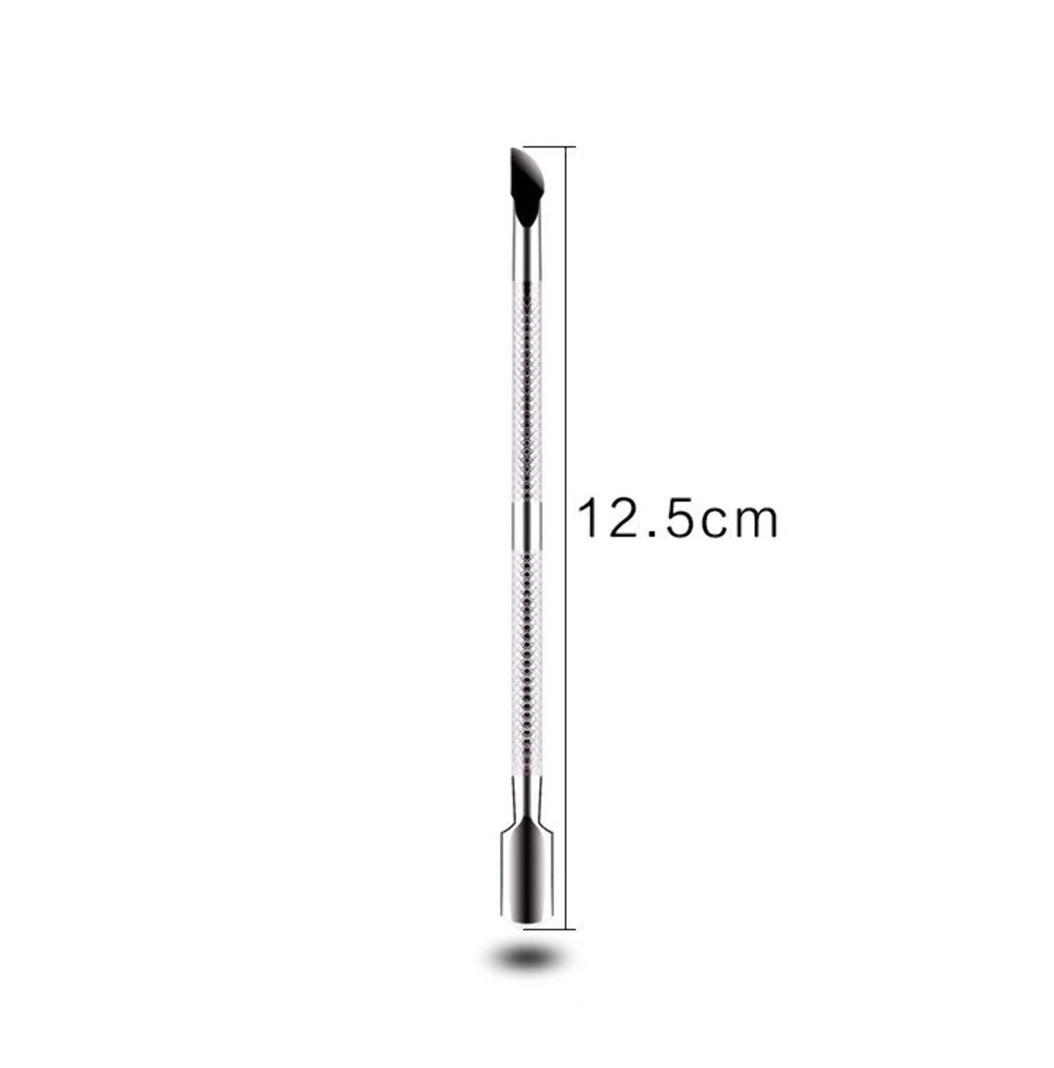 2way Cuticle Pusher Manicure Pedicure Tool Stainless Steel Fingernails ...