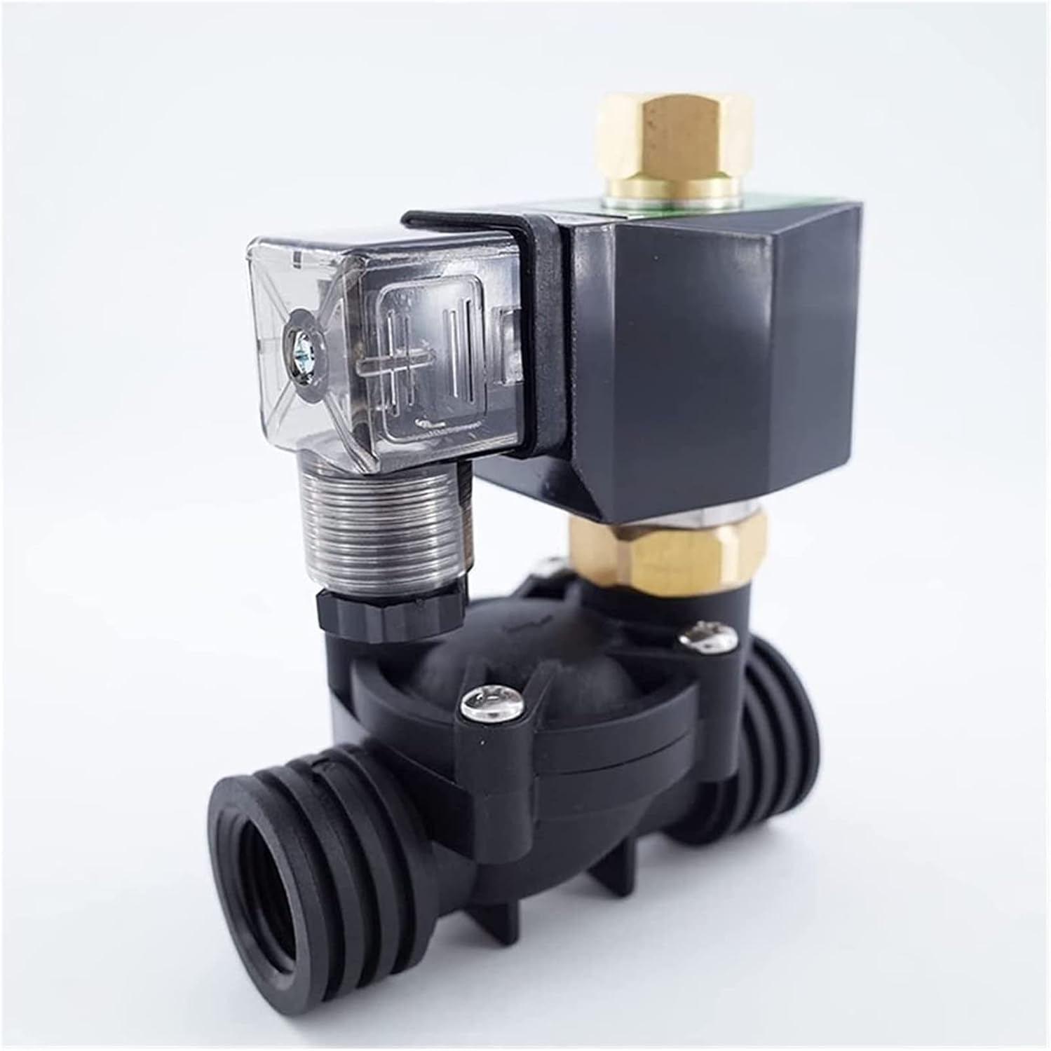 2way Plastic Solenoid Valve 1/2 3/4 1 Inch Orifice 15/20/25mm Water Valve 10bar 220V N/O Useful ...