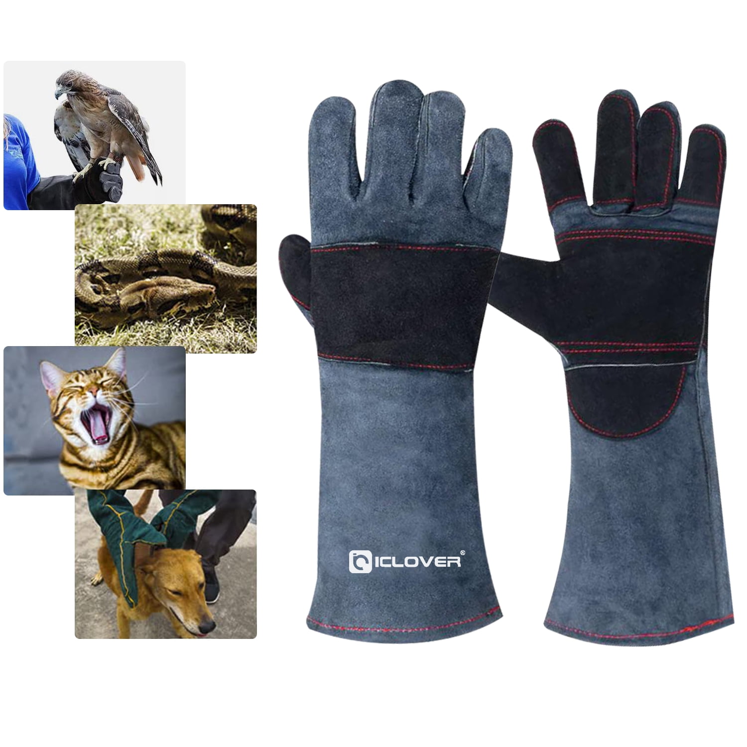 2win2buy 16inch Animal Handling Gloves Anti-Bite Work Gloves Bite ...