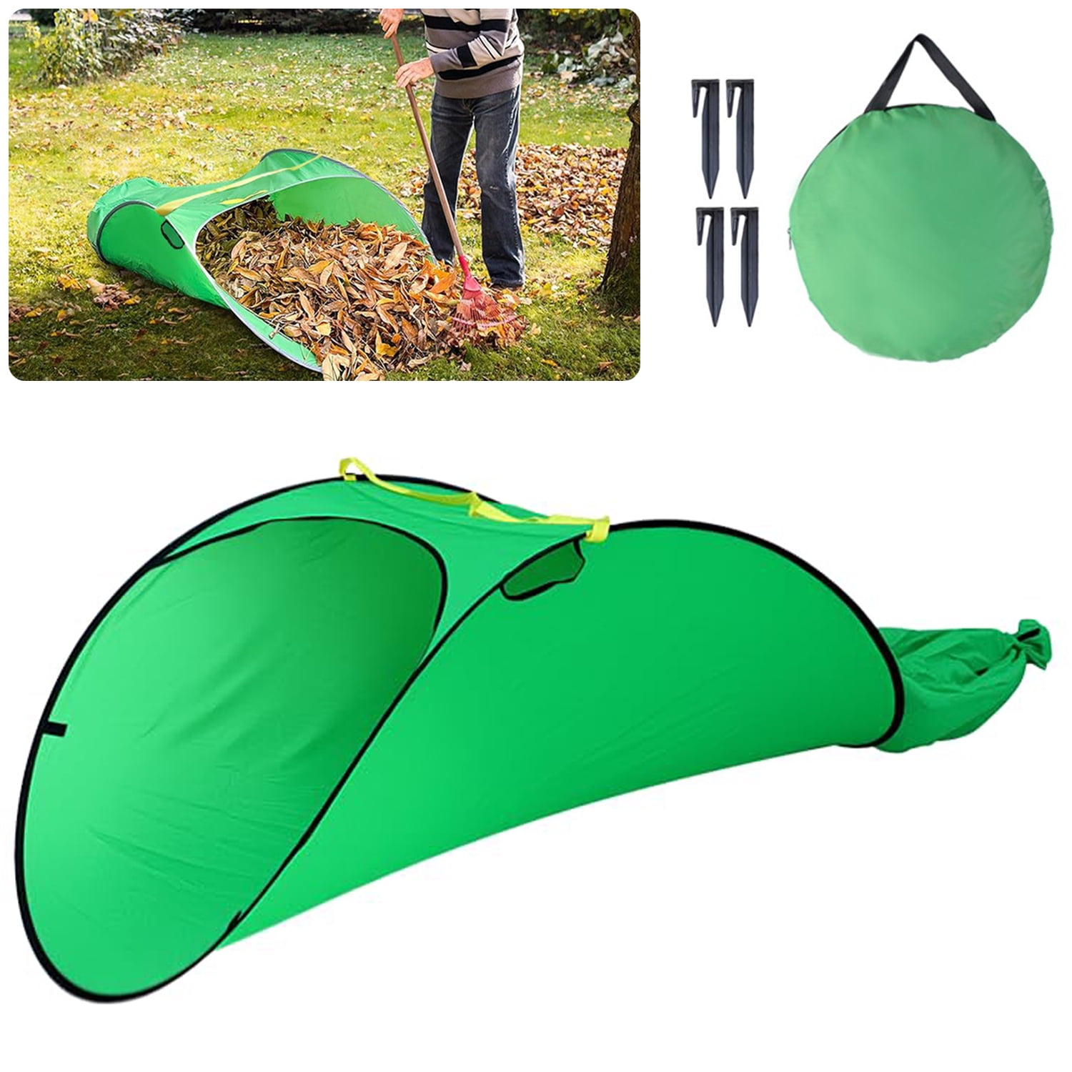 2win2buy 70 Gallons Garden Leaf Bags Pop Up Yard Waste Container ...