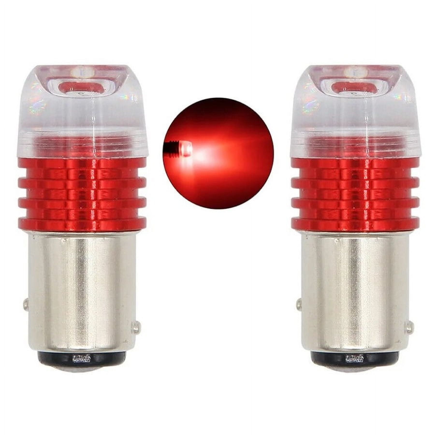 Car Flashing Red Light