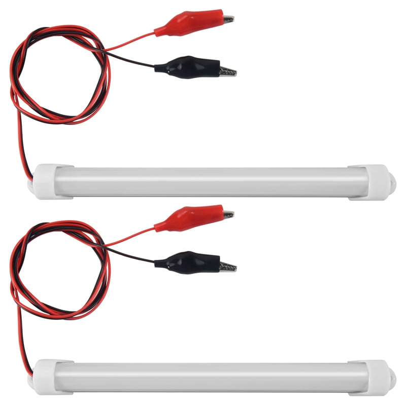 2x 12V Car LED SMD Interior Light Bar Tube Strip Lamp Van Boat Caravan ...
