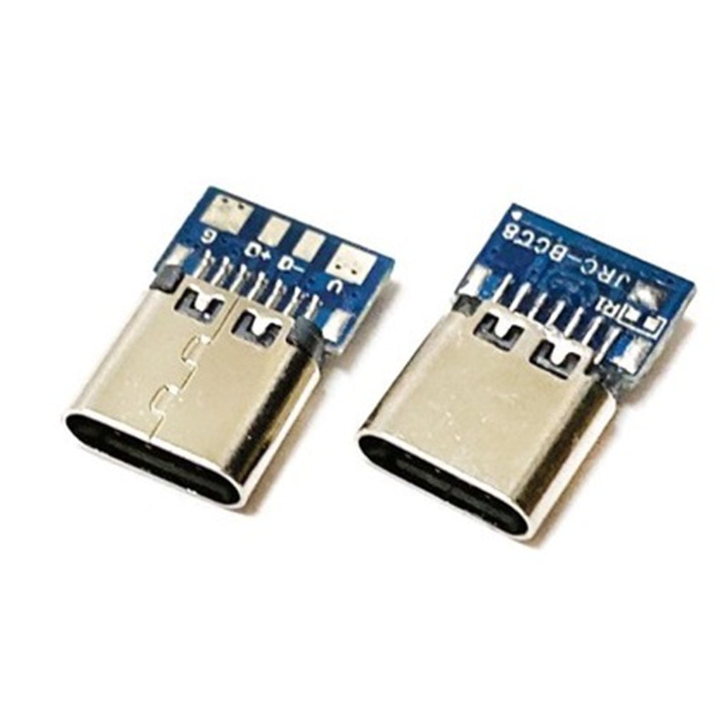 2x 16 Pin USB Type-C Charger Port Female Solder Jack USB Socket for USB ...