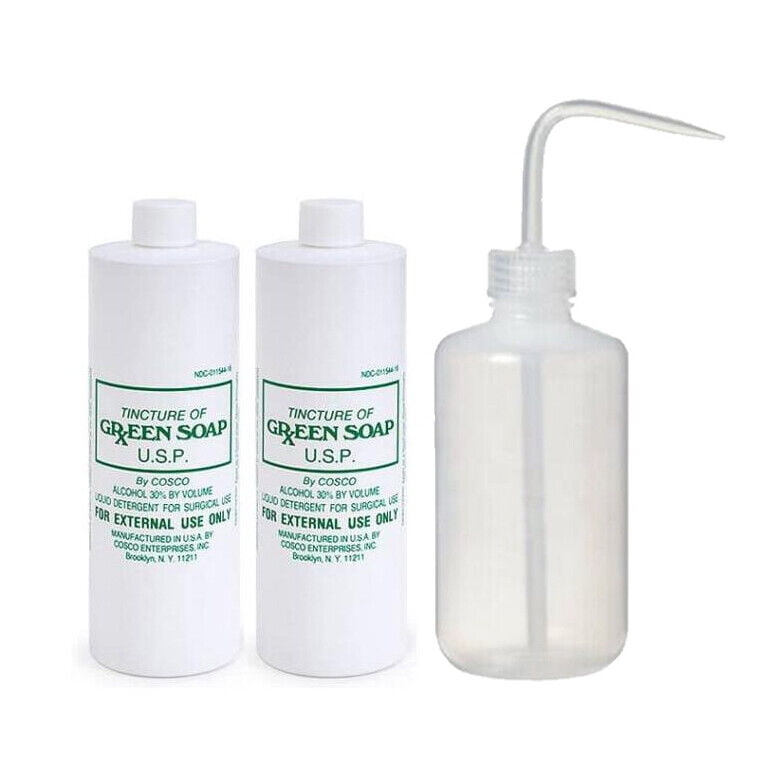 2x 16oz Cosco Green Soap Tattoo Stencil Wash and 1x 16oz Diffuser ...