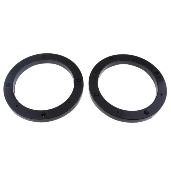 2x 2 Pcs 5inch Dia Universal Black Speaker Spacer Adaptor Mounting ...