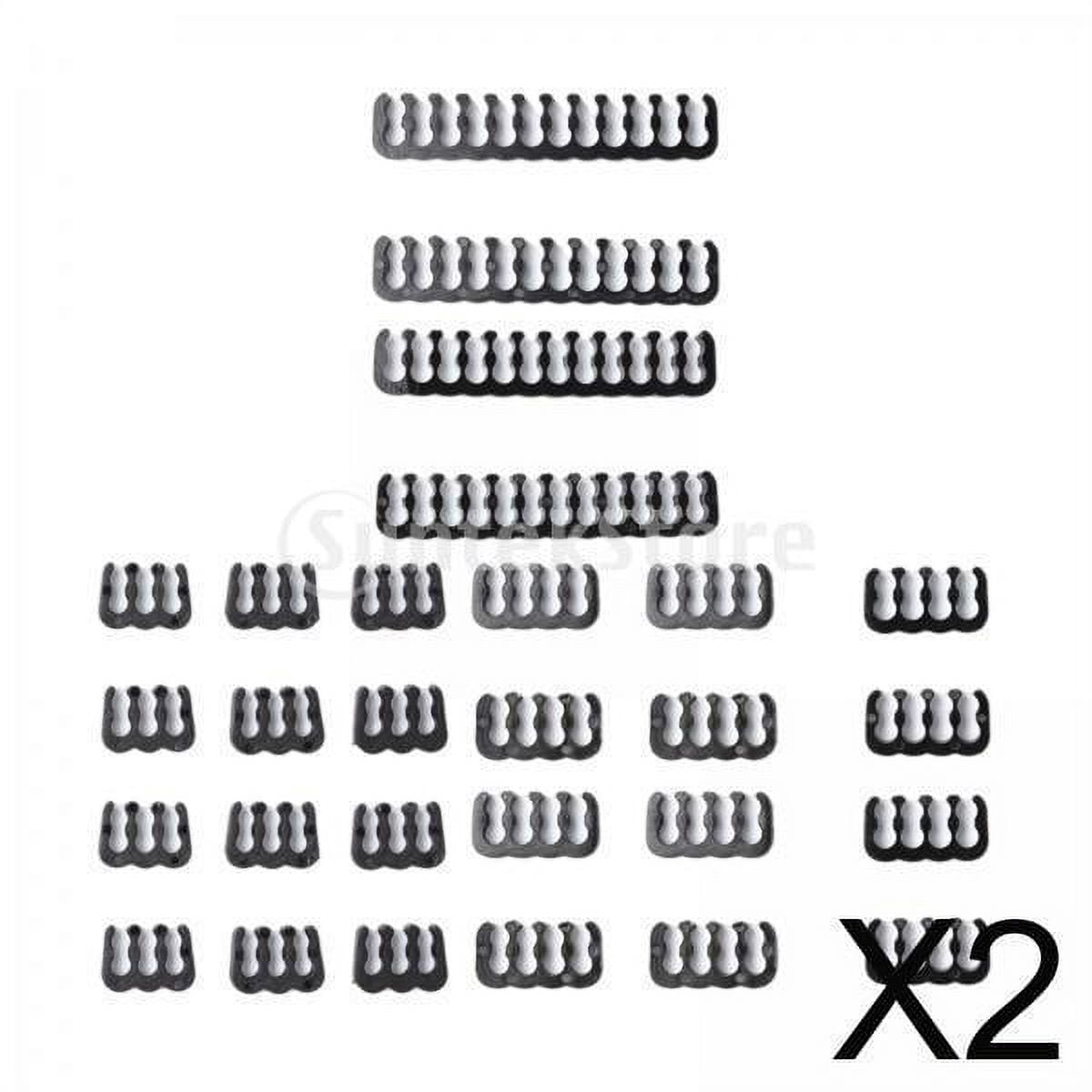 2x 24x GPU 6 Pin 24 Pin PC Cable Ties 3 Types Fit for 3.0-3.6mm Cable ...
