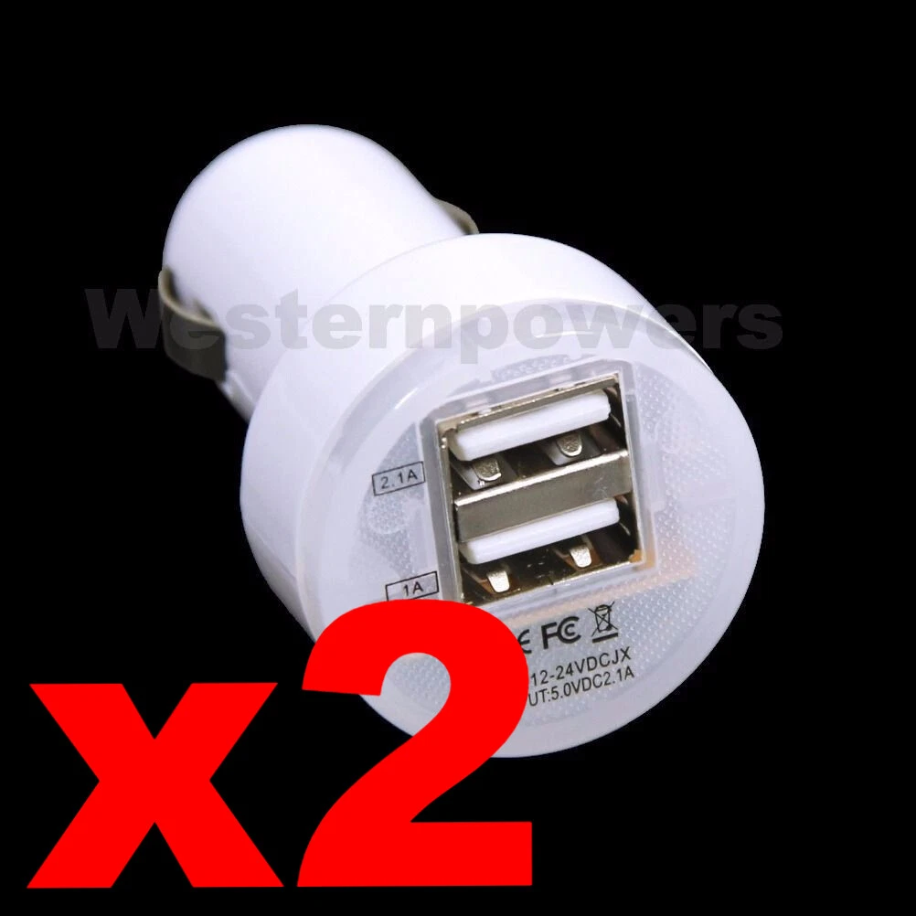 2x 2A + 1A Dual USB Fast Car Charger iPhone iPad Samsung Galaxy HTC LG ...
