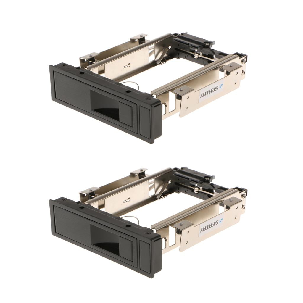 2x 3.5'' Inch HDD Internal Enclosure Box Bracket Tray Mobile Rack ...