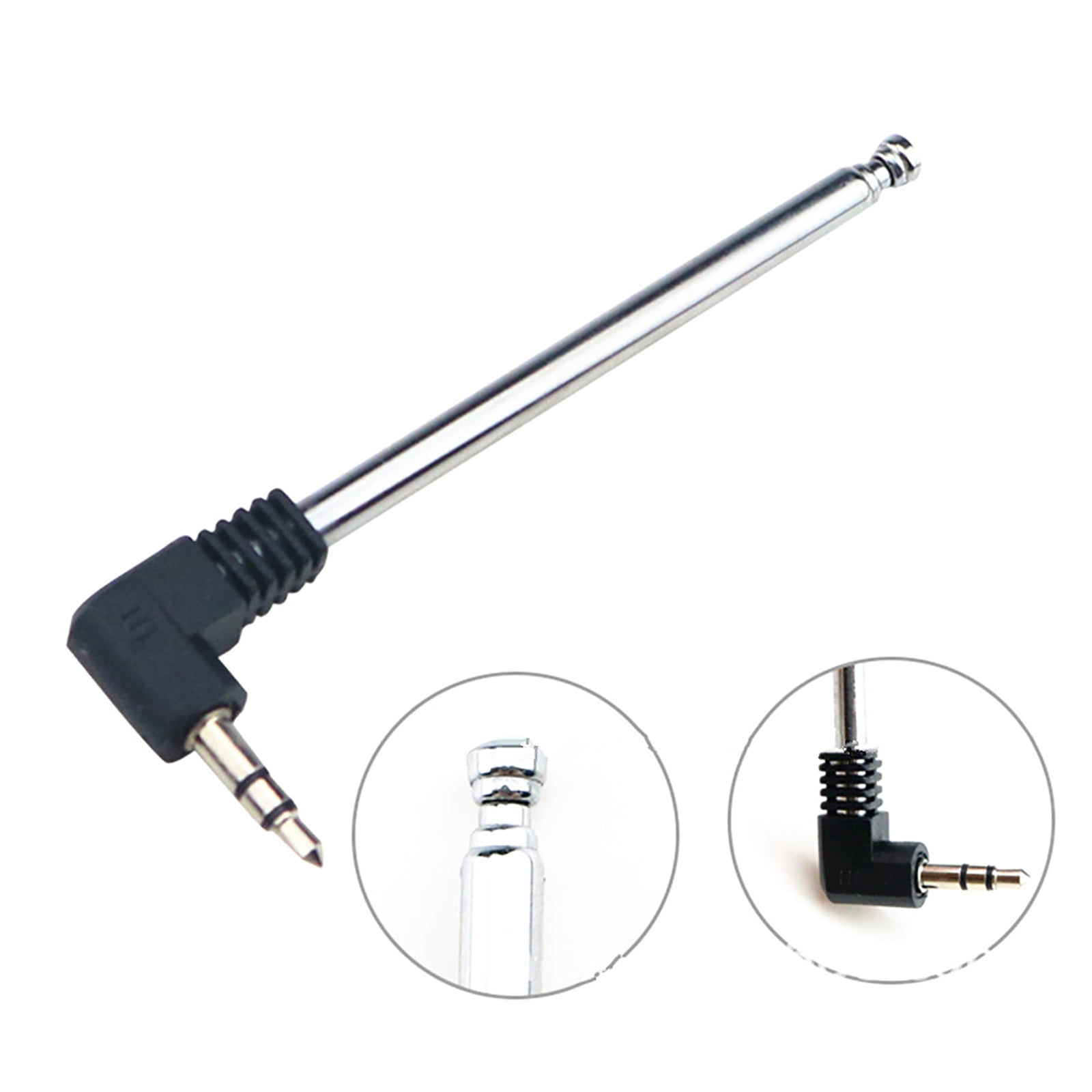 2x 3.5mm FM Radio Antenna Traditional Headphone Cable for Improving Signal Reception on Mobile ...