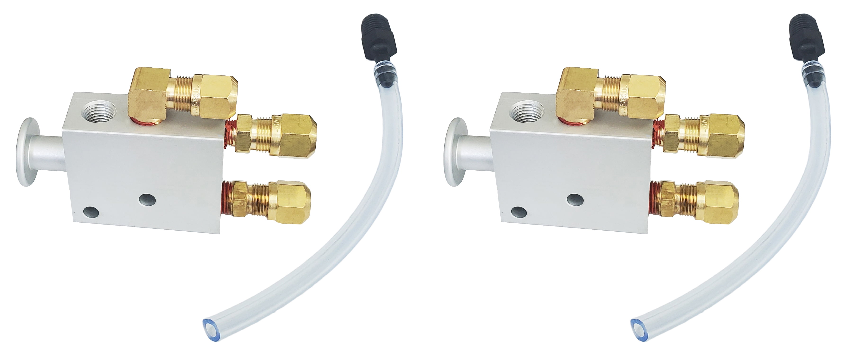 2x 3 Way Auto Reset Valve w/ Fittings Replaces Hendrickson VS25224 ...