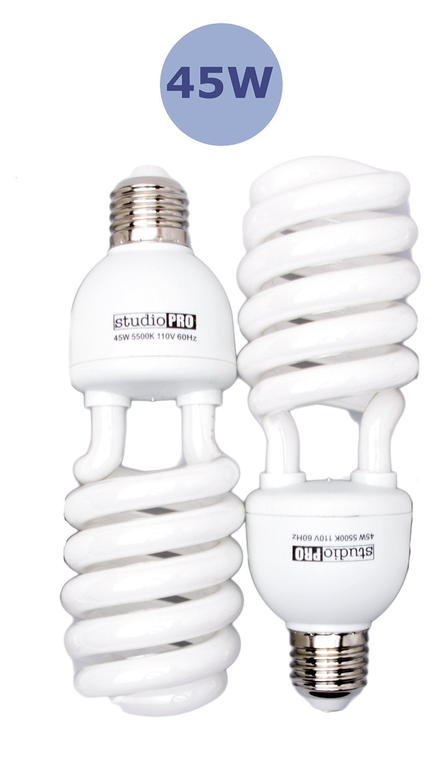 2x 45 Watt Daylight Fluorescent Light Bulb - Walmart.com