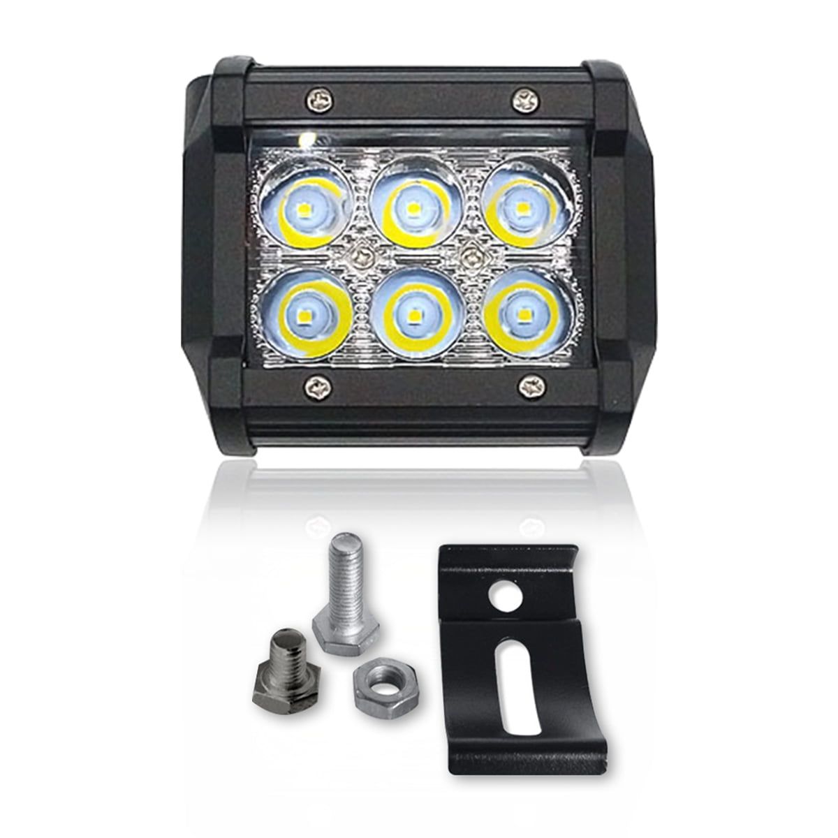2x 4inch LED 60W Work Light Bar white Spot Pods Offroad Driving Truck ...