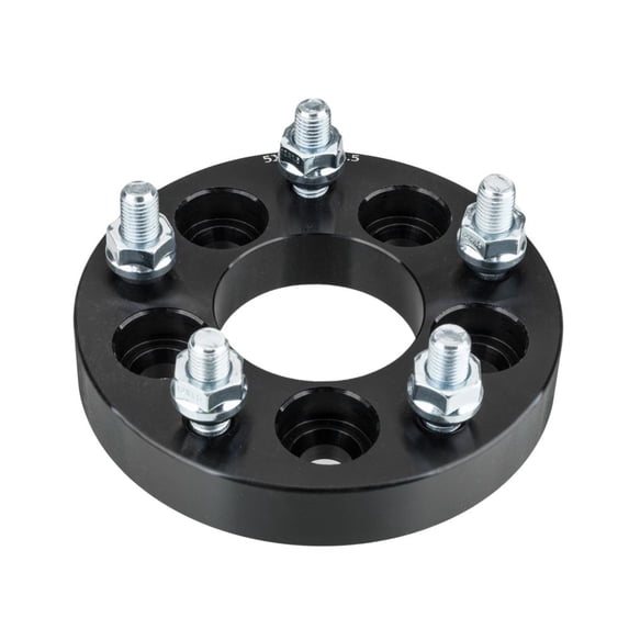 2x 5x100 to 5x114.3 Hub Centric Wheel Adapters - 1" Thick, Black ...