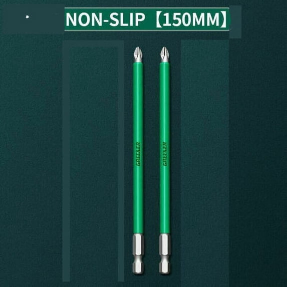 2x 6" (150mm)Anti Slip Magnetic Heavy Duty #2 Screw Driver Bit Quick ...