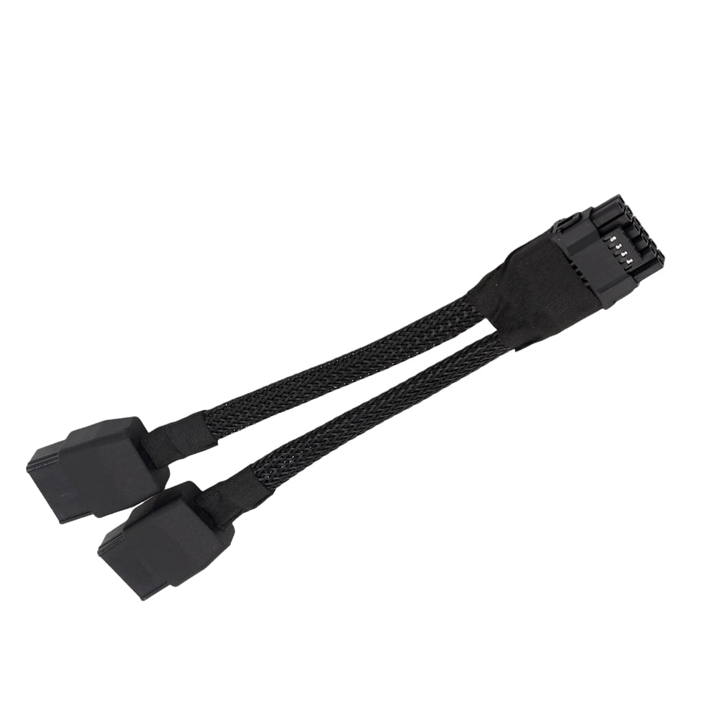 2x 8Pin To 16Pin PCIe Adapter Cable With Overcurrent Protections 600W ...