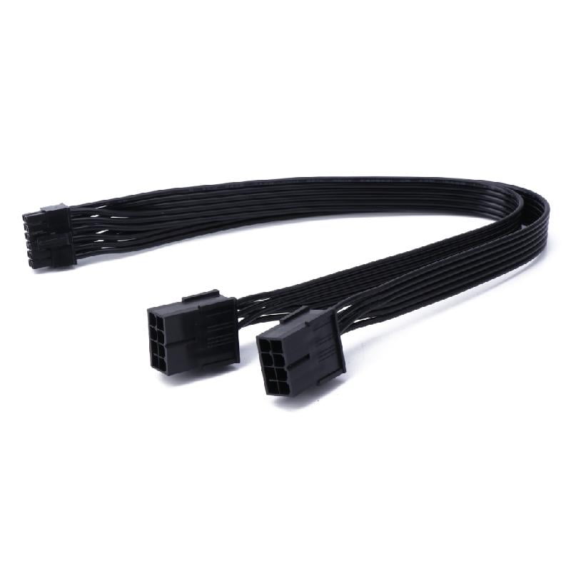 2x 8Pin to mini 12Pin Graphics Card Power Adapter Cable for ATX8PIN/6 ...