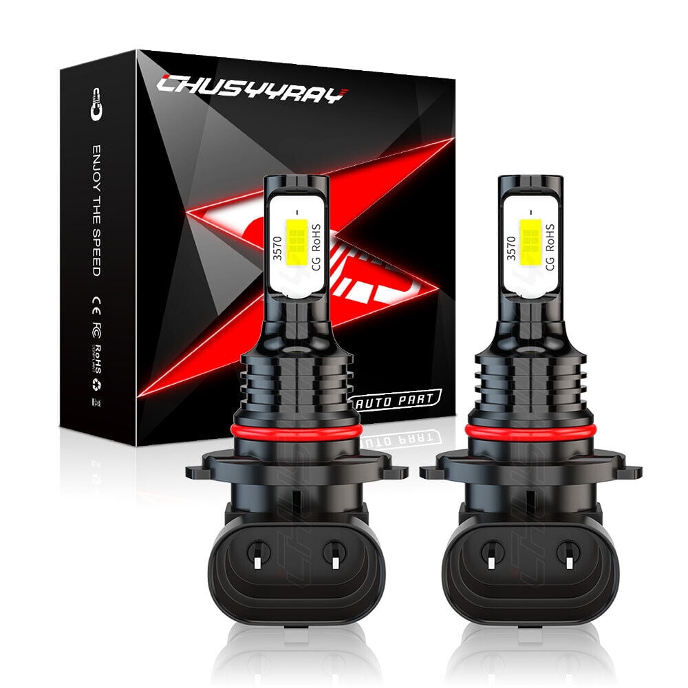 2x 9005 9006 LED Headlight Bulb Conversion Kit High/Low Beam 6000K ...