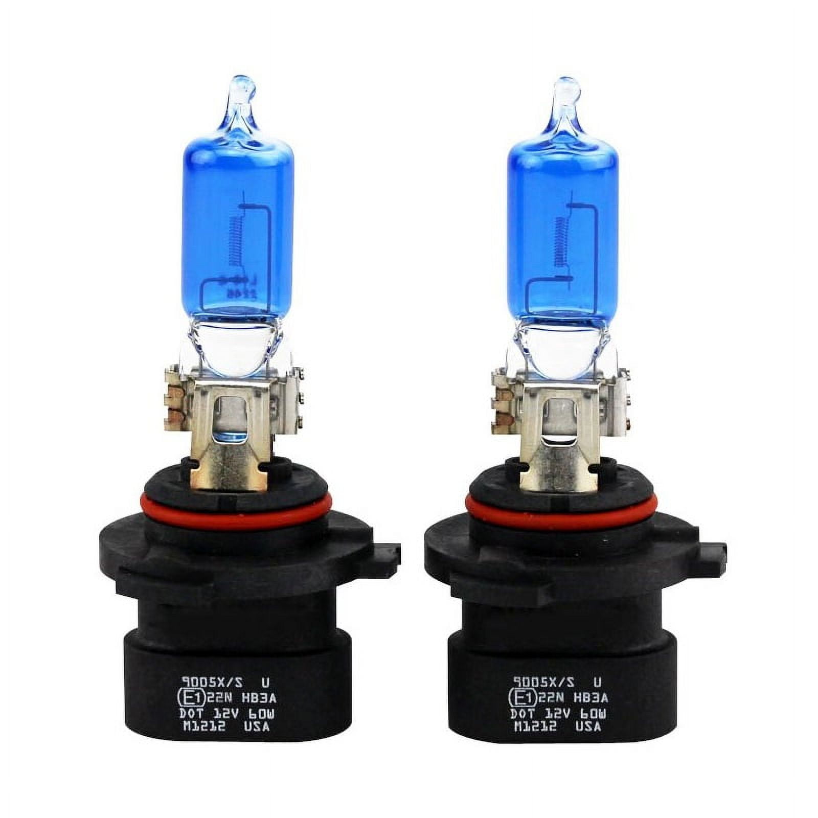 2x 9005X/S Halogen 65W (Replaces 60W) 12V High Beam Car Headlight Bulb ...