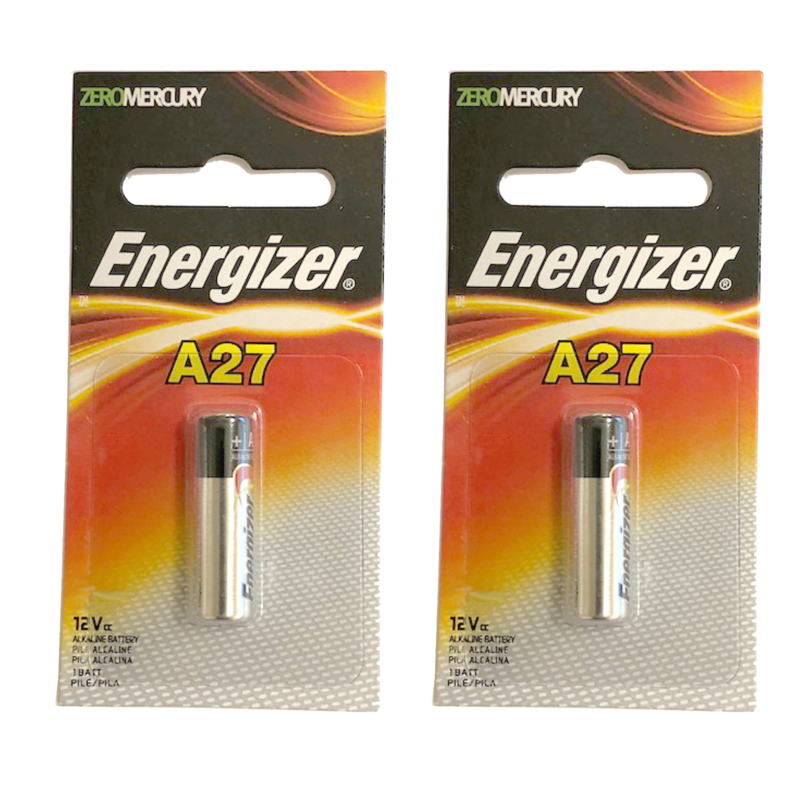 Energizer A27 12V Alkaline Battery for High Rate Pulse Applications and ...