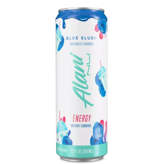 2x-Alani Blue Slush Energy Drink - 12 fl oz Can - Walmart.com