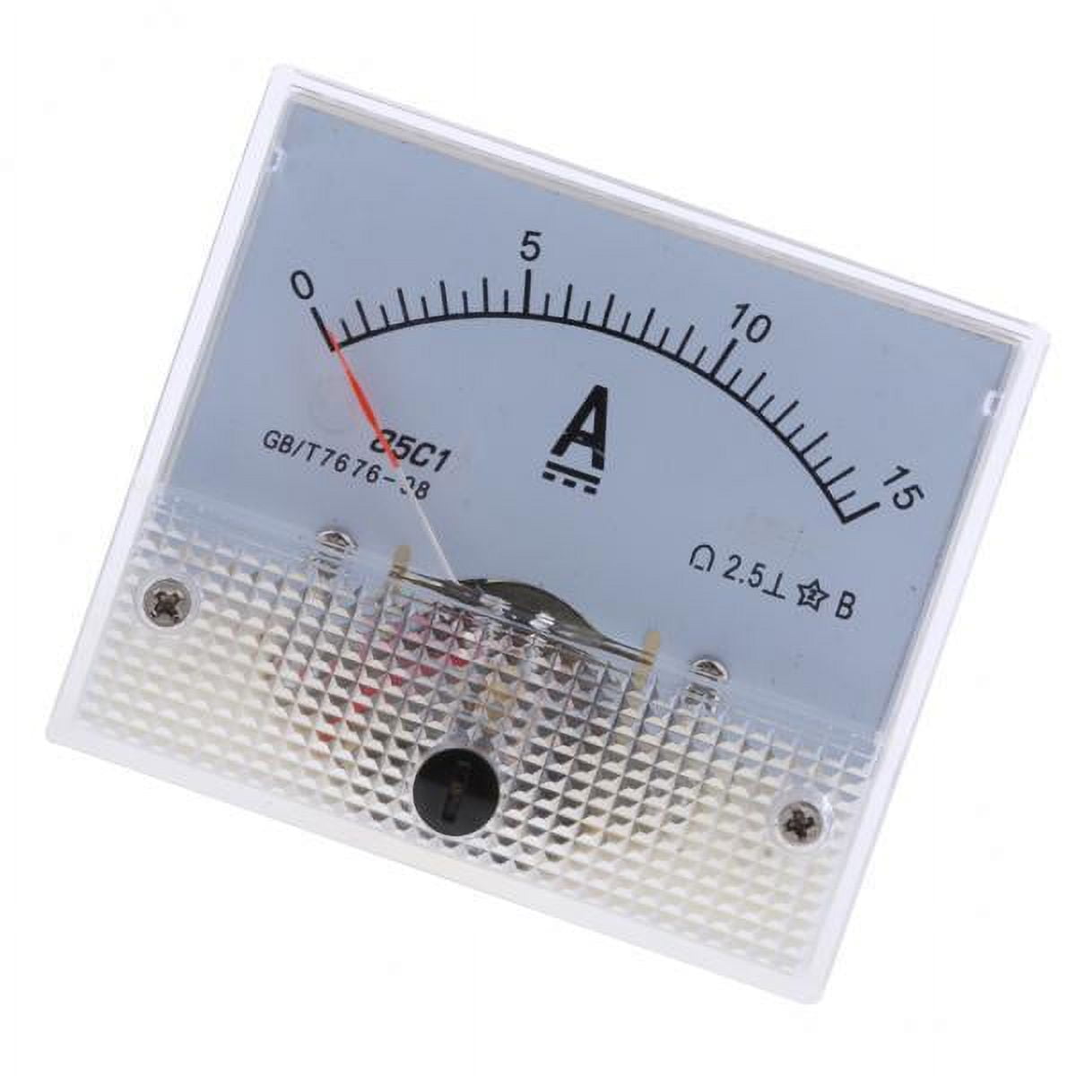2x Analog Current Panel Meter Ammeter for Testing Ampere Tester Gauge ...