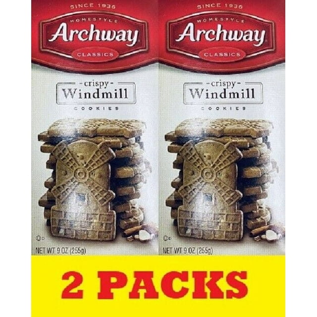 2x Archway Homestyle Classics Crispy Windmill Cinn Almond Cookies 9 Oz ...