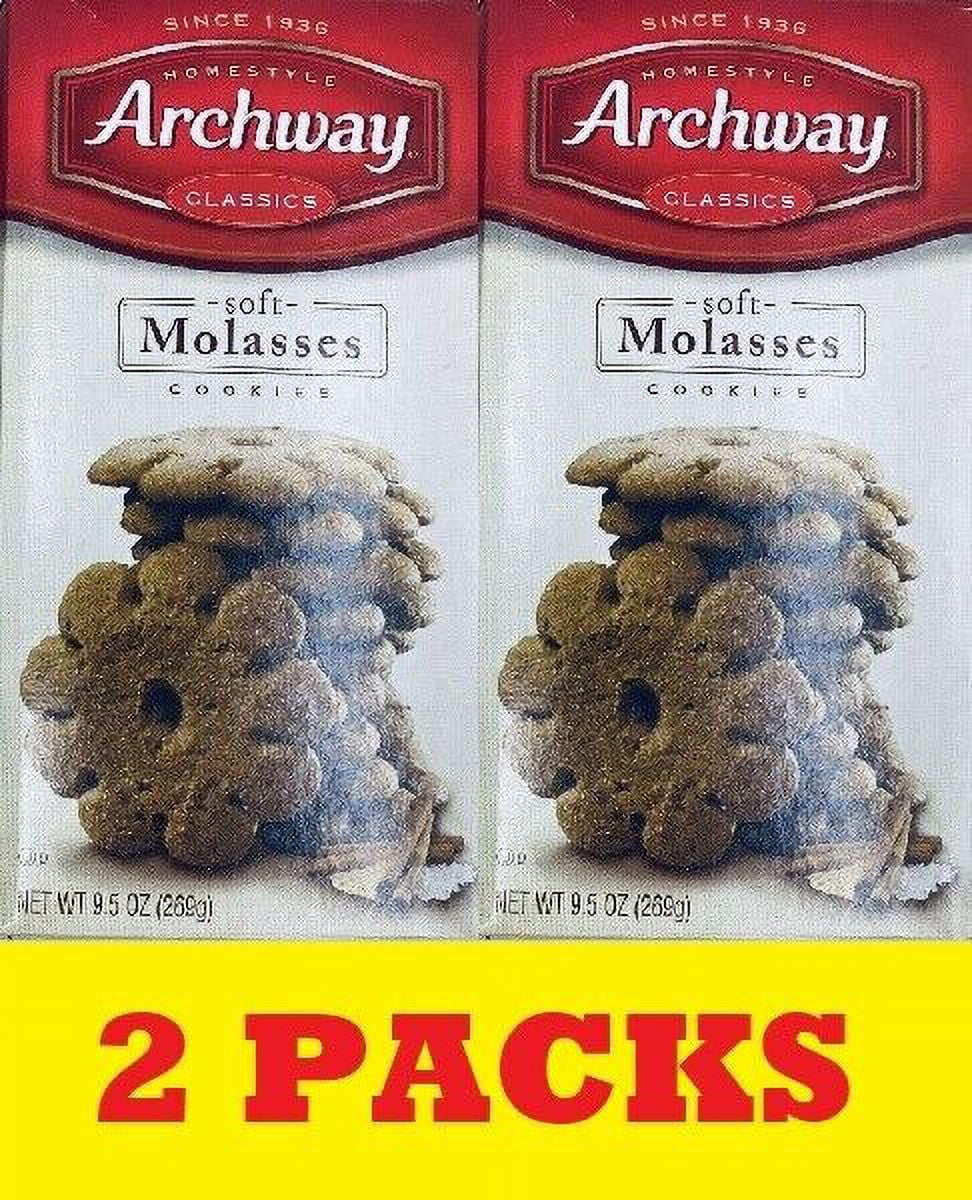 Archway, Soft Molasses Cookies, 9.5 Oz, 2 Boxes Pack - Walmart.com
