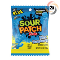 2x Bags Sour Patch Kids Blue Raspberry Flavor Soft & Chewy Gummy Candy ...