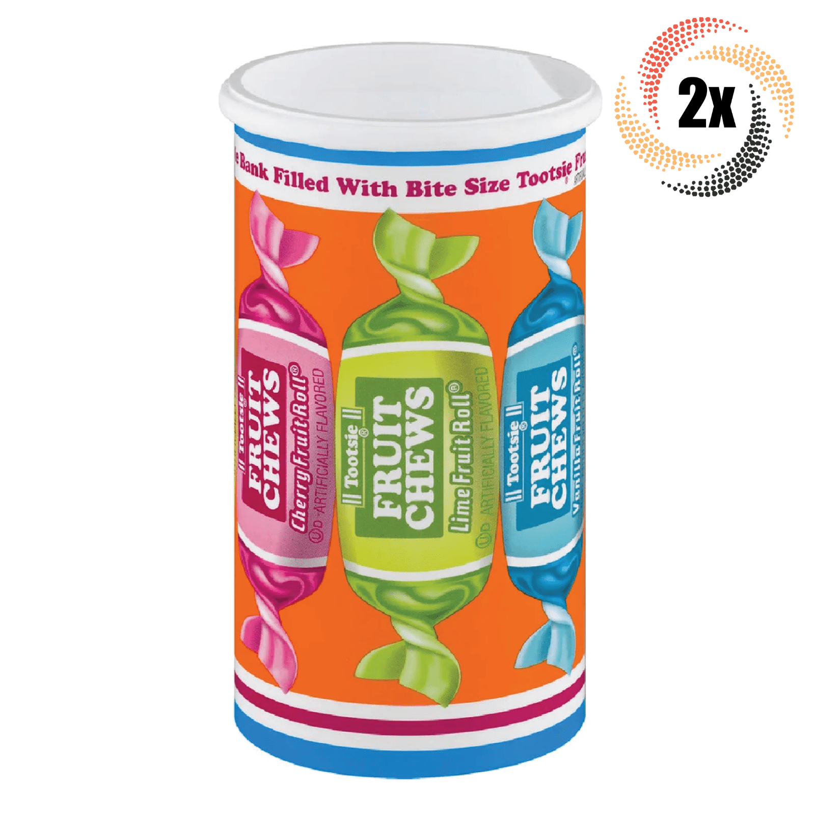 2x Banks Tootsie Roll Assorted Flavor Bite Size Fruit Chews Candy | 4oz ...