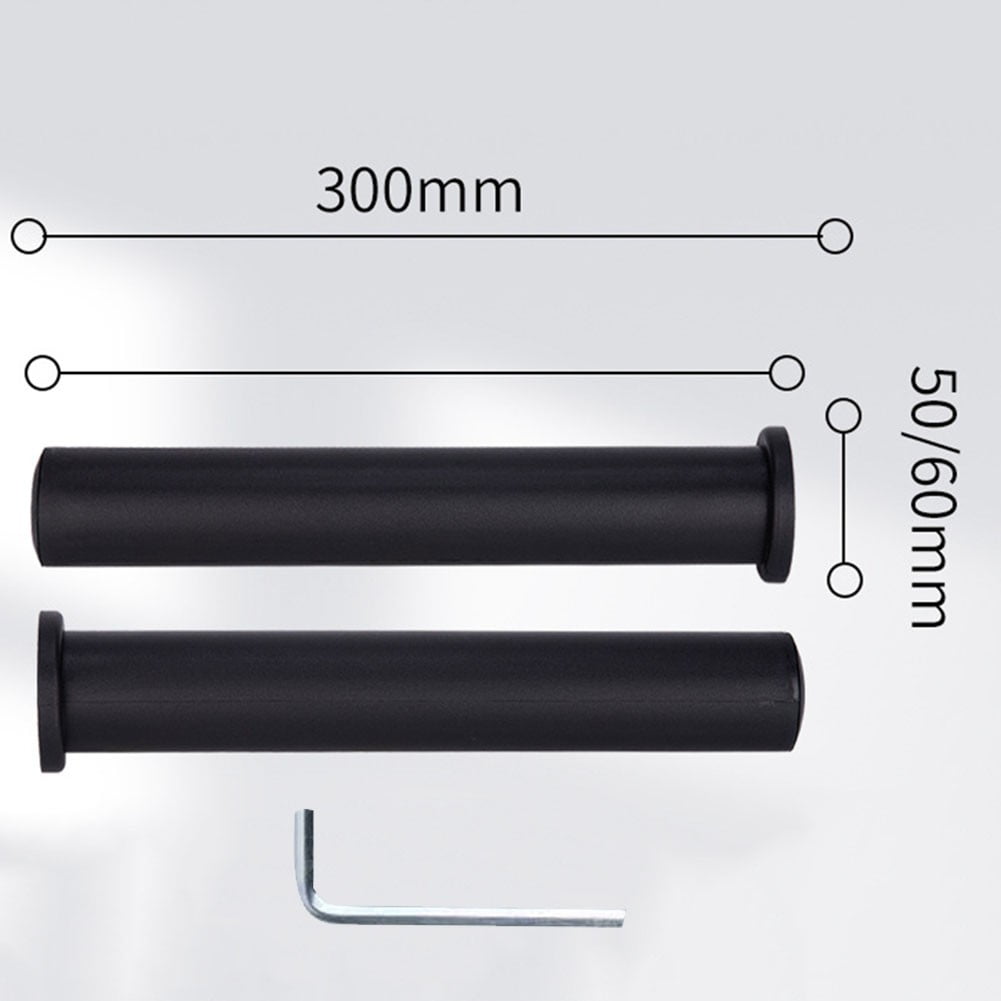 2x Barbell Bar Adapter Sleeve Standard Weight Plate Post 1" to 2"/1.8 ...