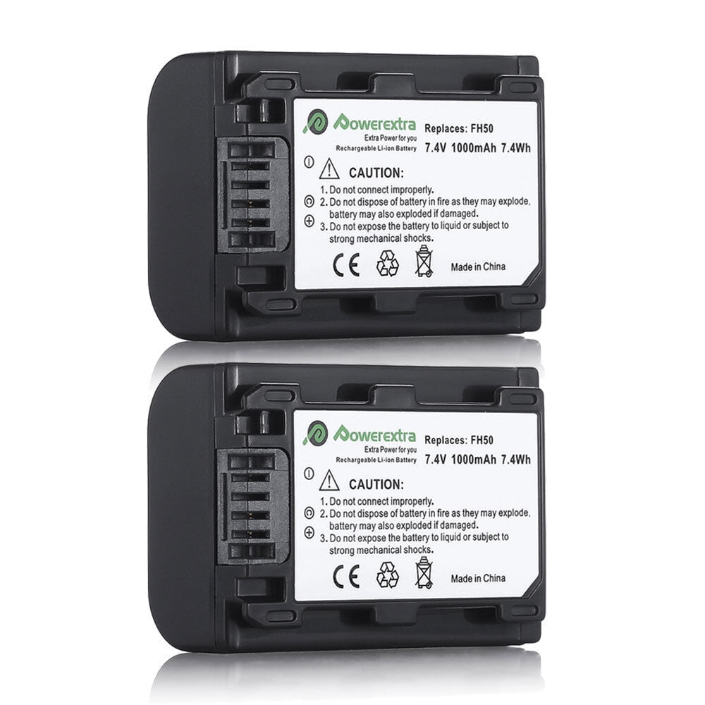 2x Battery Pack for NP-FH50 NP-FH40 NP-FH30 DSC-HX1 HX100V Alpha A330 A230 - Walmart.com