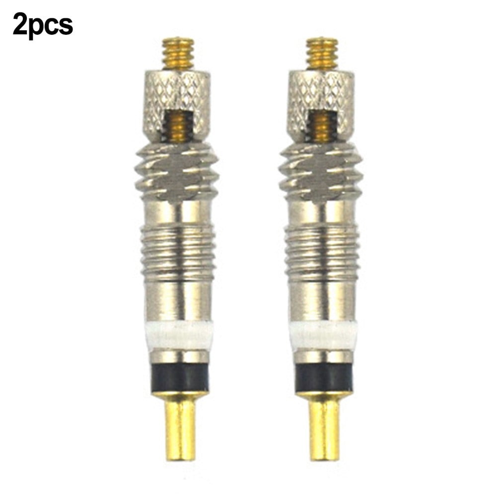 2x Bike Bicycle Removable Valve Cores Brass Bike French Valve Core ...