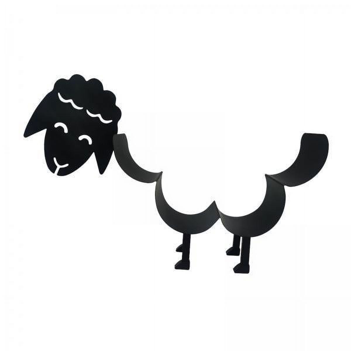 2x Black Metal Bathroom Art Toilet Paper Roll Stand Free Standing on ...