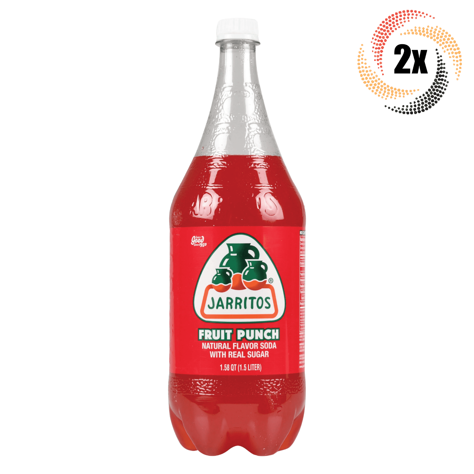 2x Bottles Jarritos Fruit Punch Natural Flavor Soda With Real Sugar | 1 ...