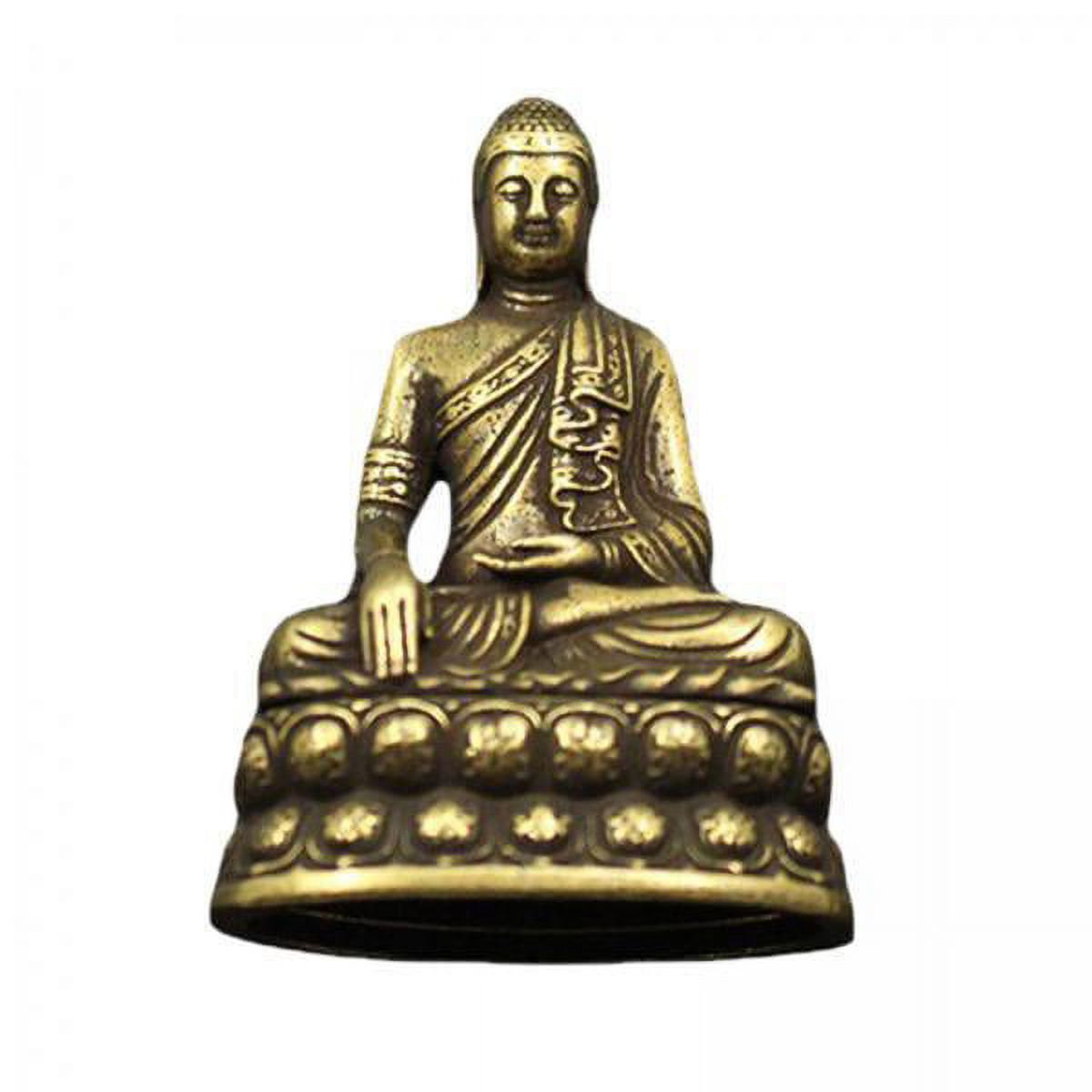 2x Brass Buddha Statue Buddha Idol Sculpture, Siddhattha Shakyamuni ...