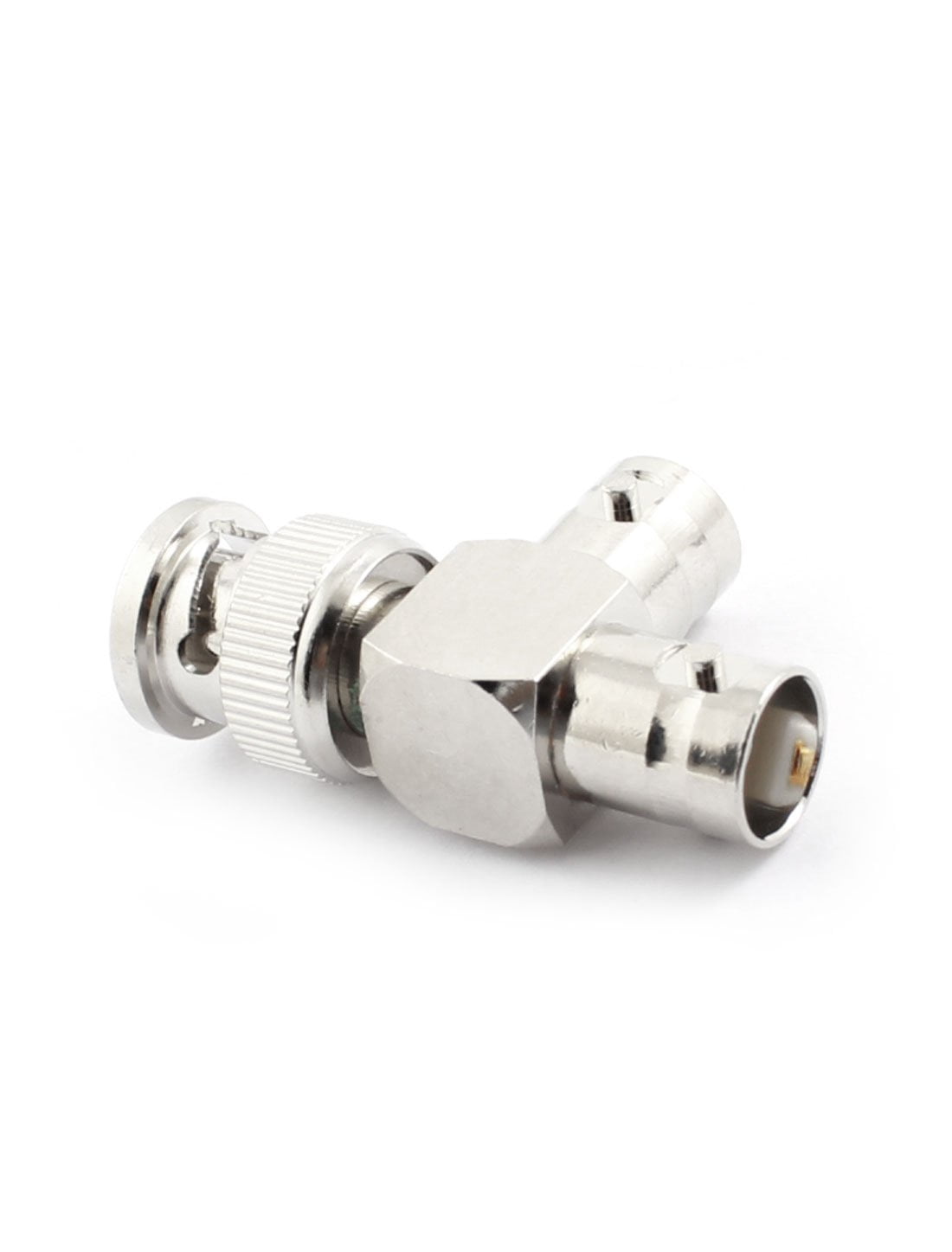 2x CCTV Camera BNC 1 Male to 2 Female 3 Way RF Connector Splitter ...