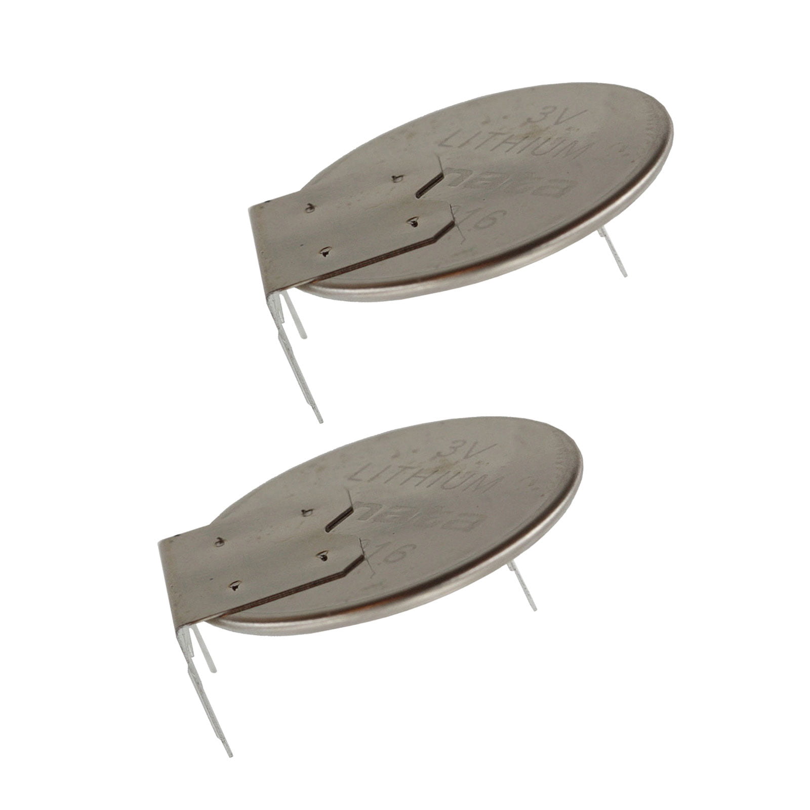 2x CR2016RH-MFR 3V Lithium Coin Battery 3-PIN HORZ for Electro Memory ...
