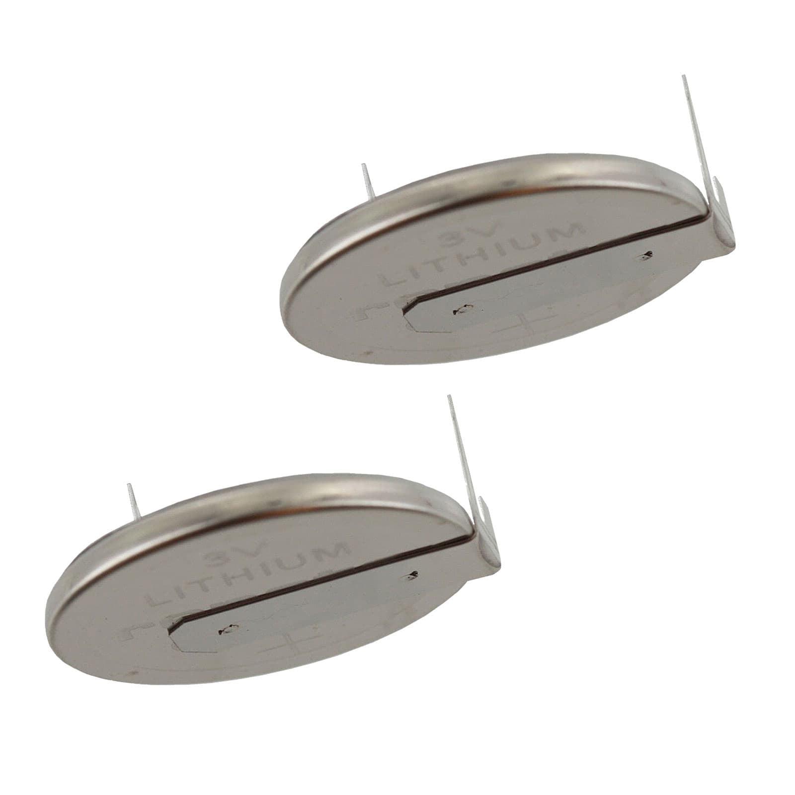 2x CR2025FH-MFR-LF 3V Lithium Coin Battery 2-PIN HORZ PCB Real Time ...