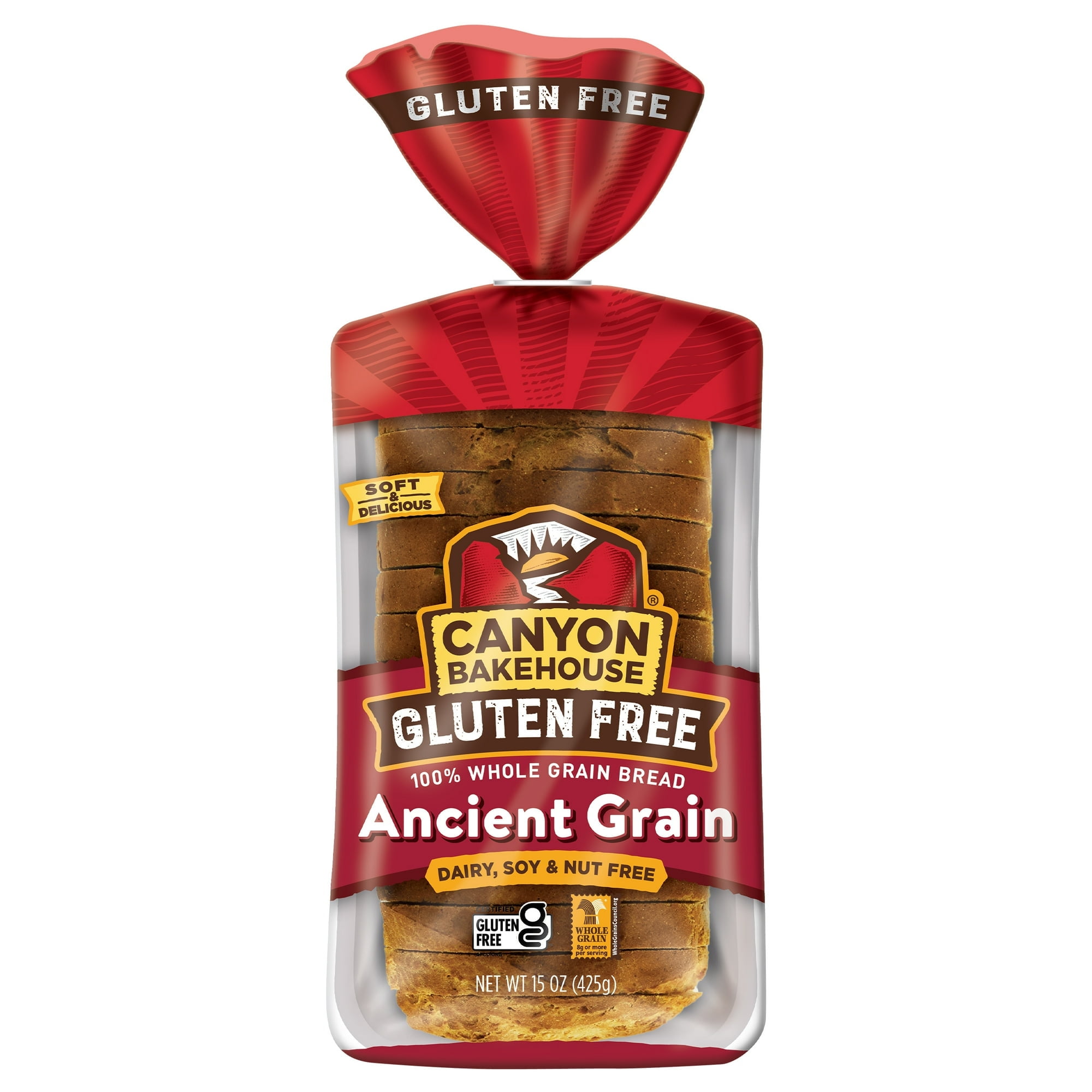 2x- Canyon Bakehouse Ancient Grain Gluten Free Bread, 100% Whole Grain ...