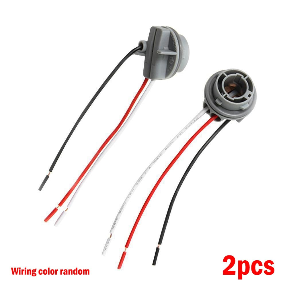 2x Car 1157 Bulb Socket BAY15D Lamps Holder 12V Adapter Base Connector ...