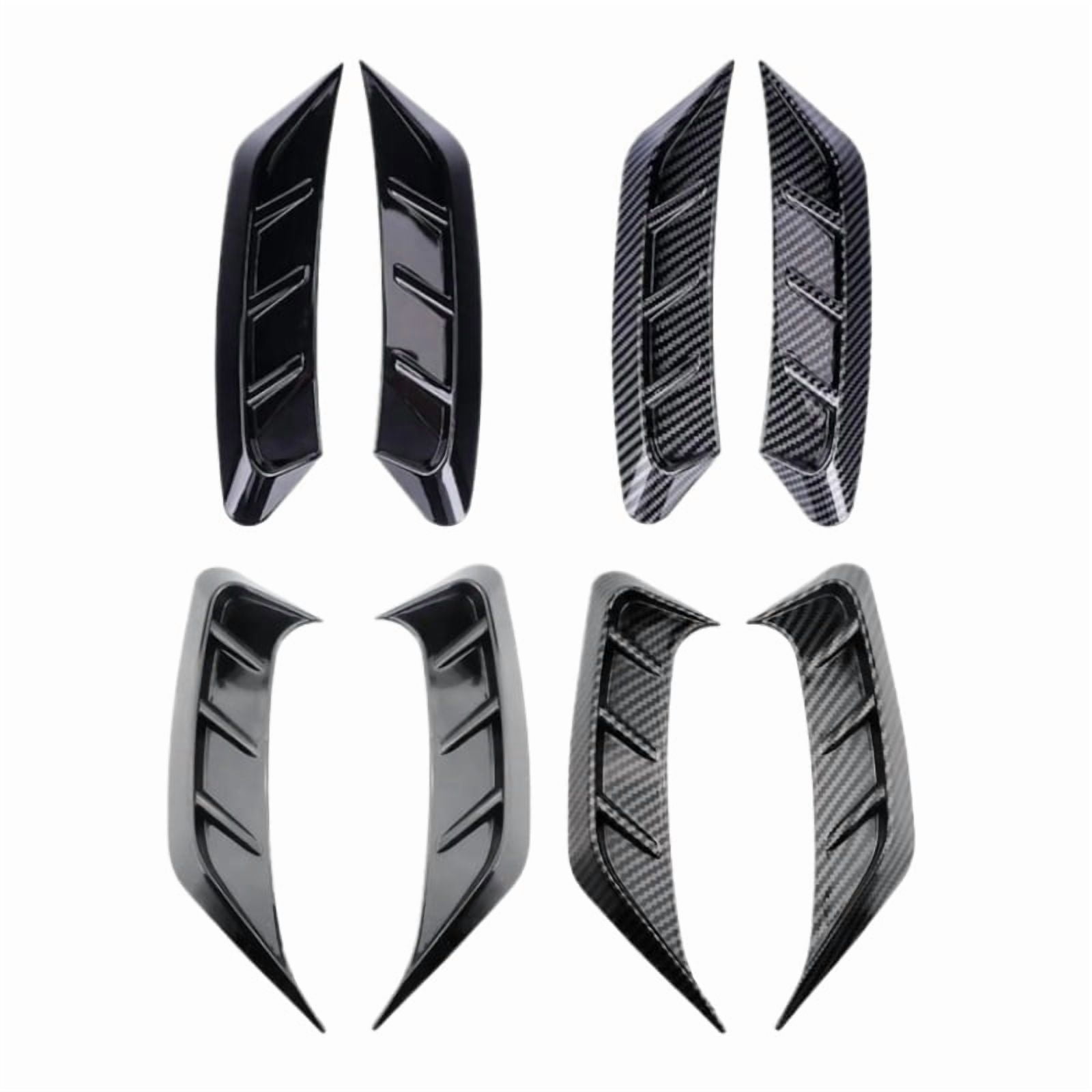 2x Car Headlight Eyebrow Safe Self Adhesive Tail Light Eyelids Stickers ...