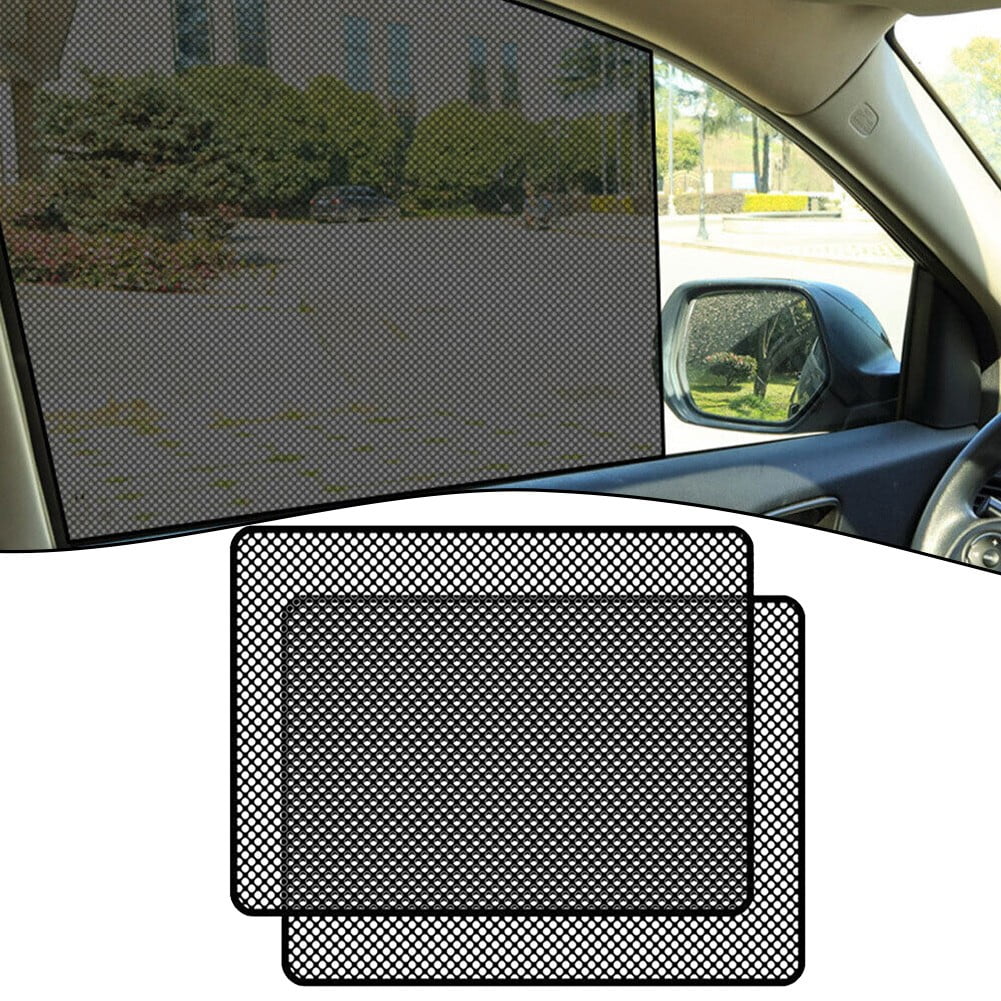 2x Car Side Glass Sun Shade Stickers Sun Protections Glass Sunscreen ...